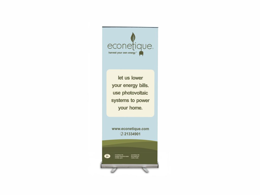 Roll Up Stands - Gozo Creations Catalogue